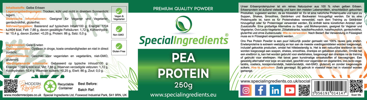 Pea Protein Powder – Special Ingredients Europe
